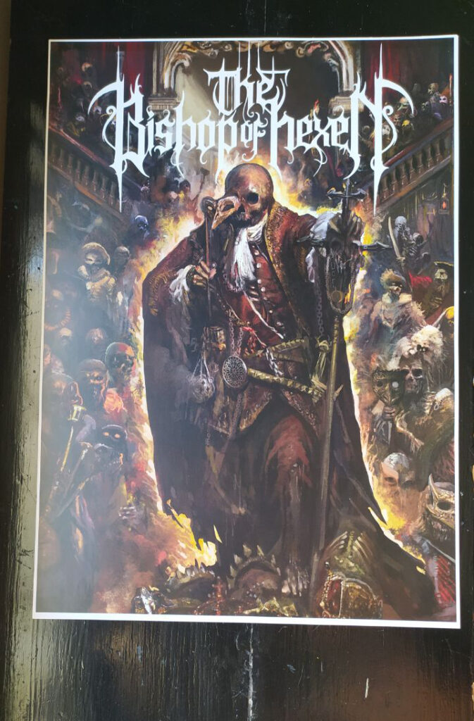 The Death Masquerade A3 poster - The Official Bishop of Hexen Website